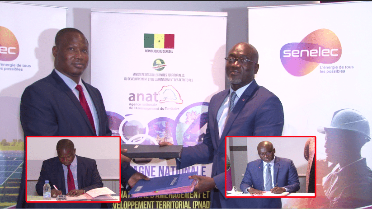 Signature de convention de partenariat entre SENELEC et l'ANAT