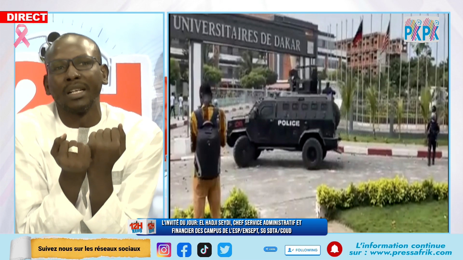 Fermeture de l’Ucad : El Hadji Seydi, Sg SDTA/Coud, donne les raisons qui retardent la reprise ...