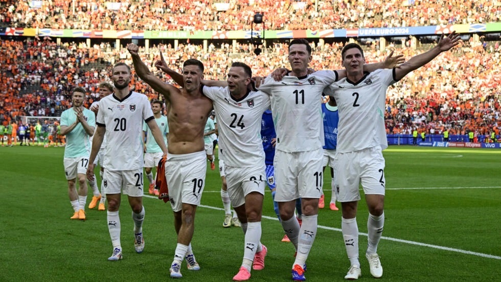 Euro 2024 : l'Autriche bat les Pays-Bas et prend la tête du groupe D, la France termine deuxième